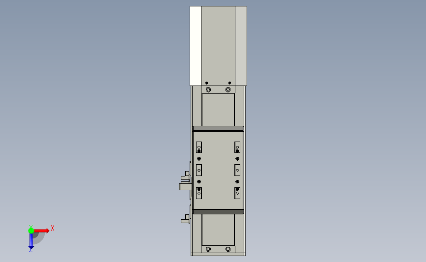 日规螺杆全密滑台模组SW-100-50-1610-2P-OL-CM-M400W-O-S3-L宽轨_STEP_模型图纸下载 – 懒石网