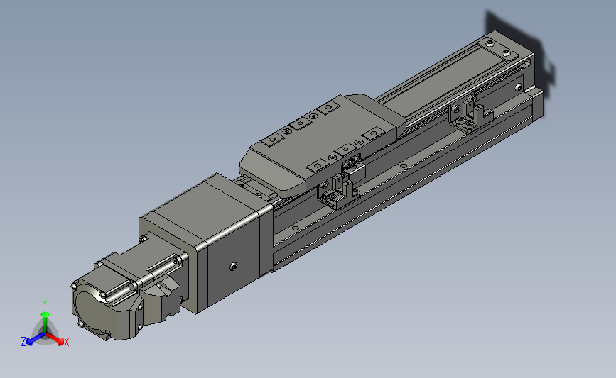GTH系列轨道内嵌式滑台模组GTH5-L10-100-BC-P10-C3_STEP_模型图纸下载 – 懒石网