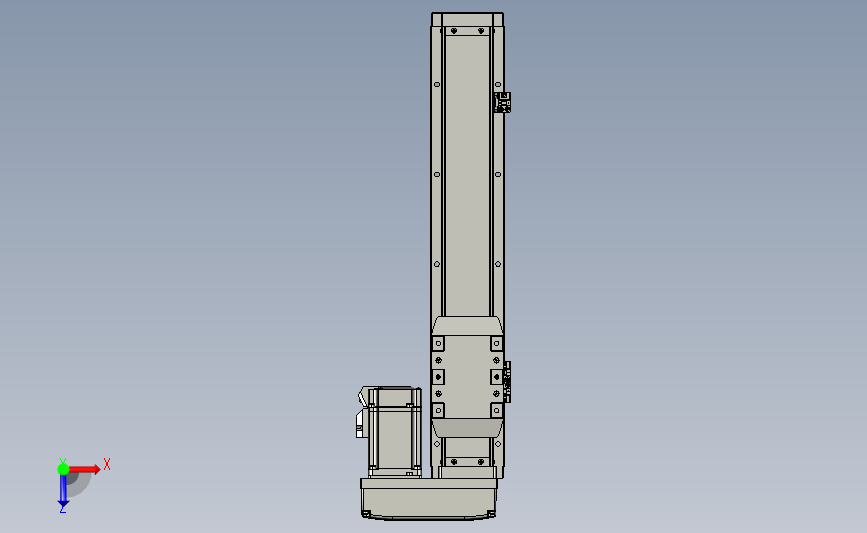 GTH系列轨道内嵌式滑台模组GTH8-L10-300-BR-P20-C4_STEP_模型图纸下载 – 懒石网
