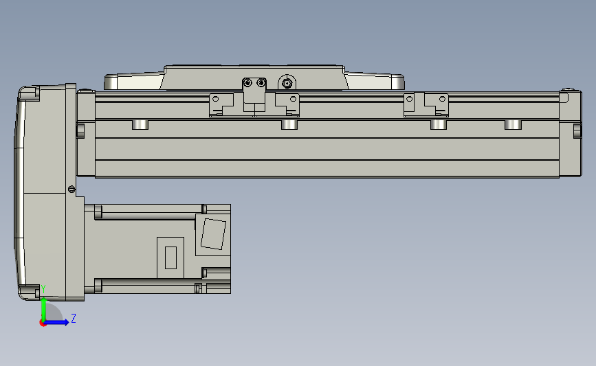 GTH系列轨道内嵌式滑台模组GTH12-100-BM-C4_STEP_模型图纸下载 – 懒石网