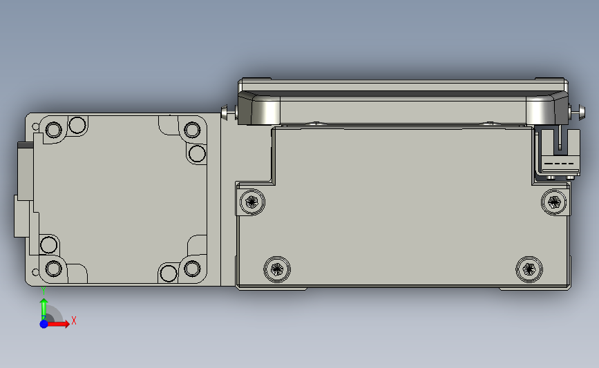 GTH系列轨道内嵌式滑台模组GTH12-1150-BL-C4_STEP_模型图纸下载 – 懒石网