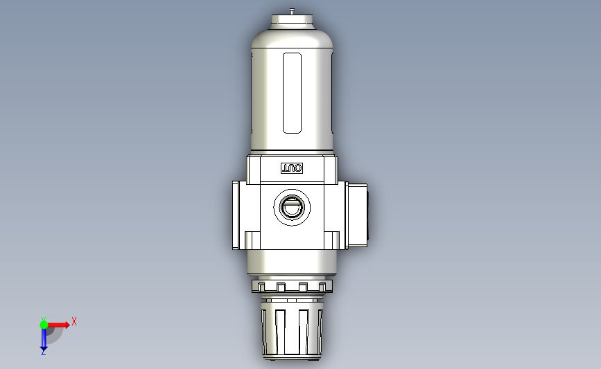 气立可CHELIC气动元件3D-NFR-200-01-BG_STEP_模型图纸下载 – 懒石网