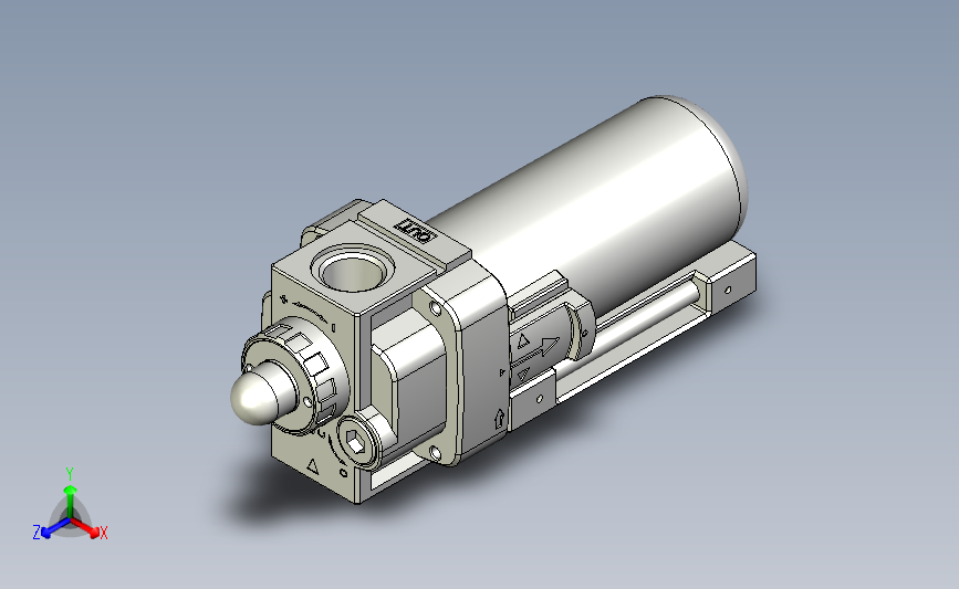 气立可CHELIC气动元件3D-NL-300-02-MG_STEP_模型图纸下载 – 懒石网