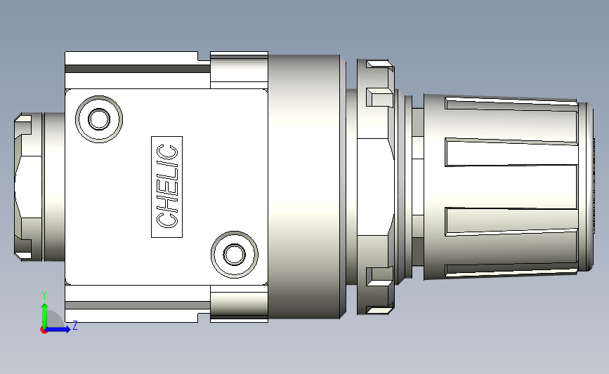 气立可CHELIC气动元件3D-NR-200-01_STEP_模型图纸下载 – 懒石网