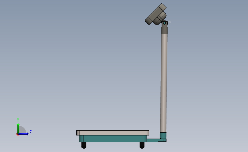 平台重量秤_SOLIDWORKS 2018_模型图纸下载 – 懒石网