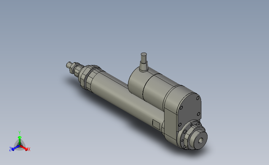 IAI艾卫艾电缸RCS2-RA4R-I-20-12-100_STEP_模型图纸下载 – 懒石网