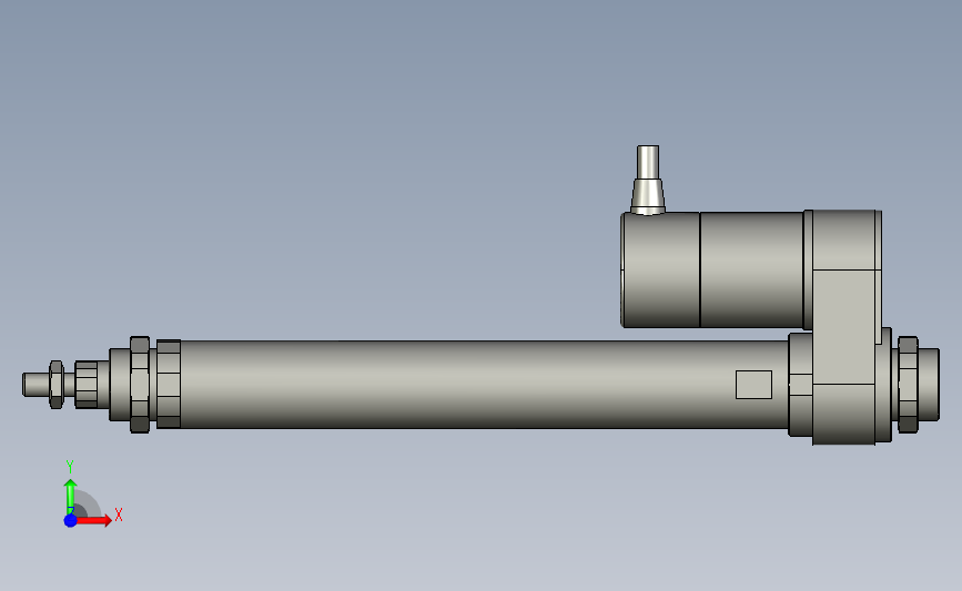 IAI艾卫艾电缸RCS2-RA4R-I-20-12-200_STEP_模型图纸下载 – 懒石网