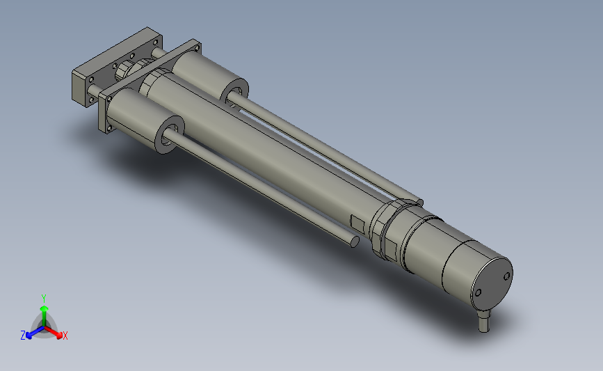 IAI艾卫艾电缸RCS2-RGD4C-I-20-12-200_STEP_模型图纸下载 – 懒石网
