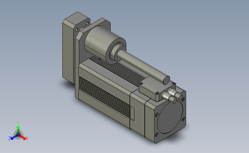 IAI艾卫艾电缸RCS2-SRGS7BD-I-60-16-100_STEP_模型图纸下载 – 懒石网