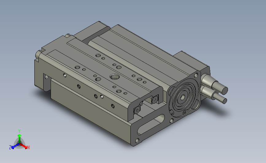 IAI艾卫艾电缸RCS2-SS8R-I-100-20-650_STEP_模型图纸下载 – 懒石网
