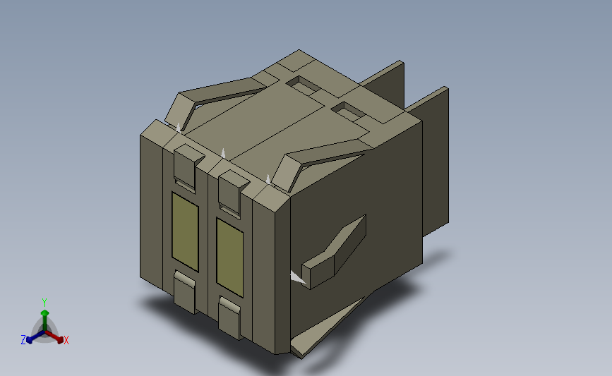 欧母龙传感器a7bl 207 2unit A7b M Solidworks 2001 模型图纸下载 懒石网