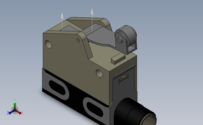 欧母龙传感器D4E_1G00N_SOLIDWORKS 2001_模型图纸下载 – 懒石网