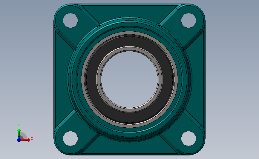 带方形座轴承,UCFU216_SOLIDWORKS 2015_模型图纸下载 – 懒石网