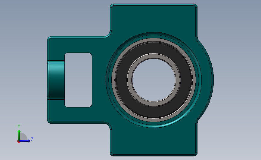 带滑块座轴承,UCT205_SOLIDWORKS 2015_模型图纸下载 – 懒石网