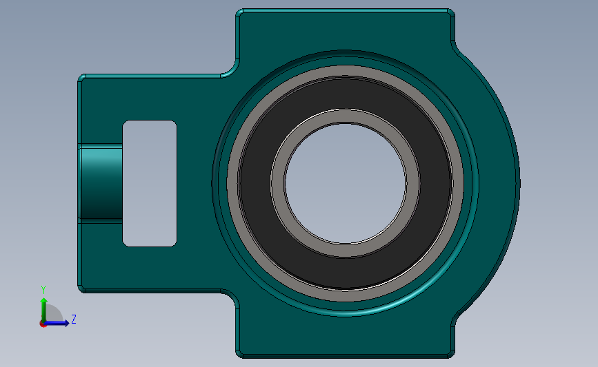 带滑块座轴承,UCT207_SOLIDWORKS 2015_模型图纸下载 – 懒石网