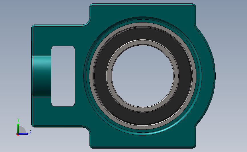 带滑块座轴承,UCT210_SOLIDWORKS 2015_模型图纸下载 – 懒石网