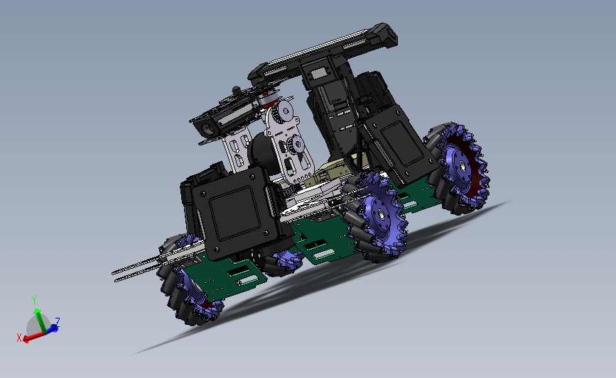 大疆robotmaster-步兵战车_SOLIDWORKS 2017_模型图纸下载 – 懒石网