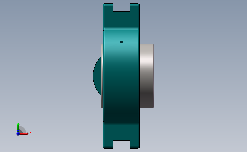 带滑块座轴承,UCT322_SOLIDWORKS 2015_模型图纸下载 – 懒石网