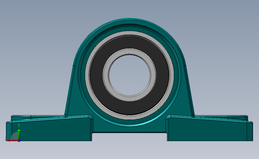 带立式座轴承,UCP307_SOLIDWORKS 2015_模型图纸下载 – 懒石网