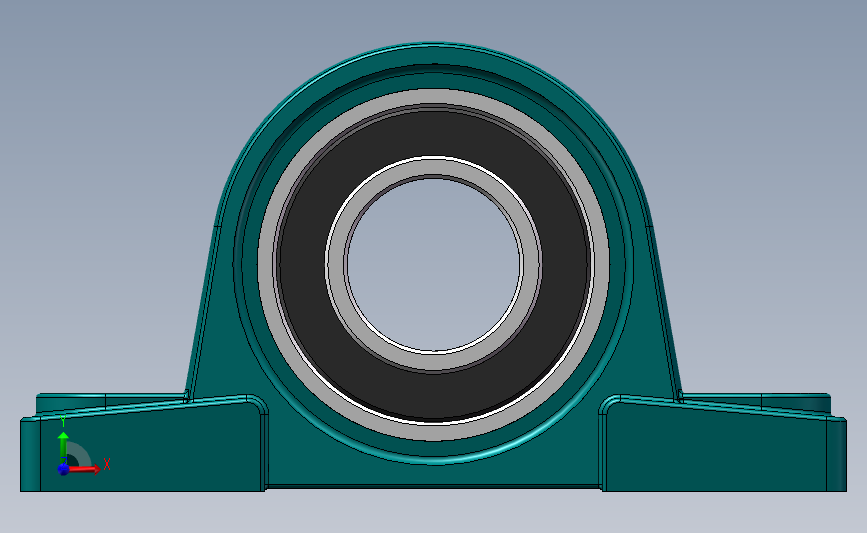 带立式座轴承,UCP318_SOLIDWORKS 2015_模型图纸下载 – 懒石网