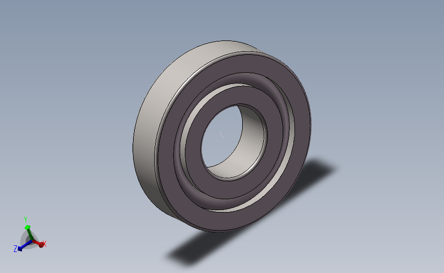 深沟球轴承6312_SOLIDWORKS 2015_模型图纸下载 – 懒石网