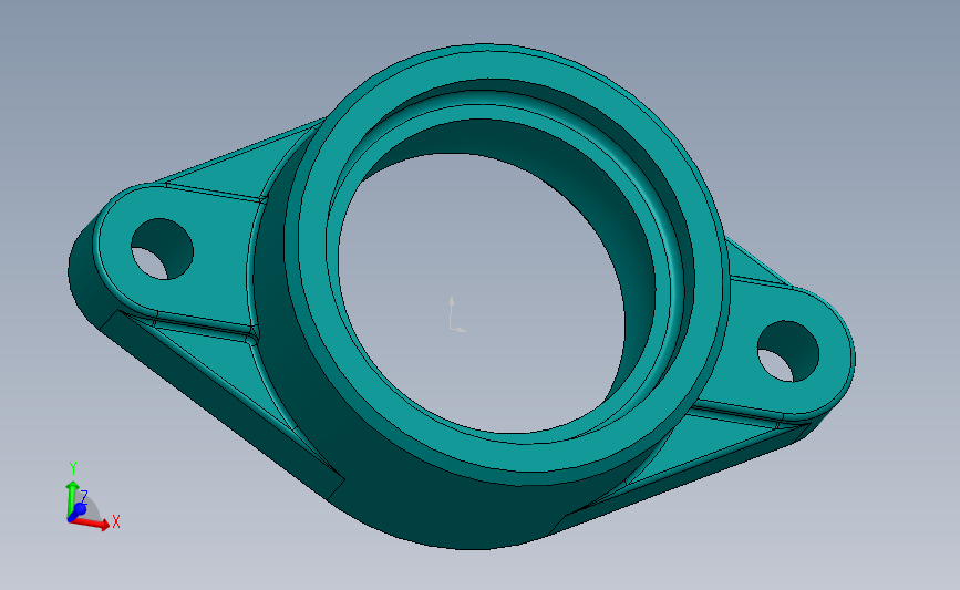 原始轴承座及外球面轴承FLU206_SOLIDWORKS 2015_模型图纸下载 – 懒石网