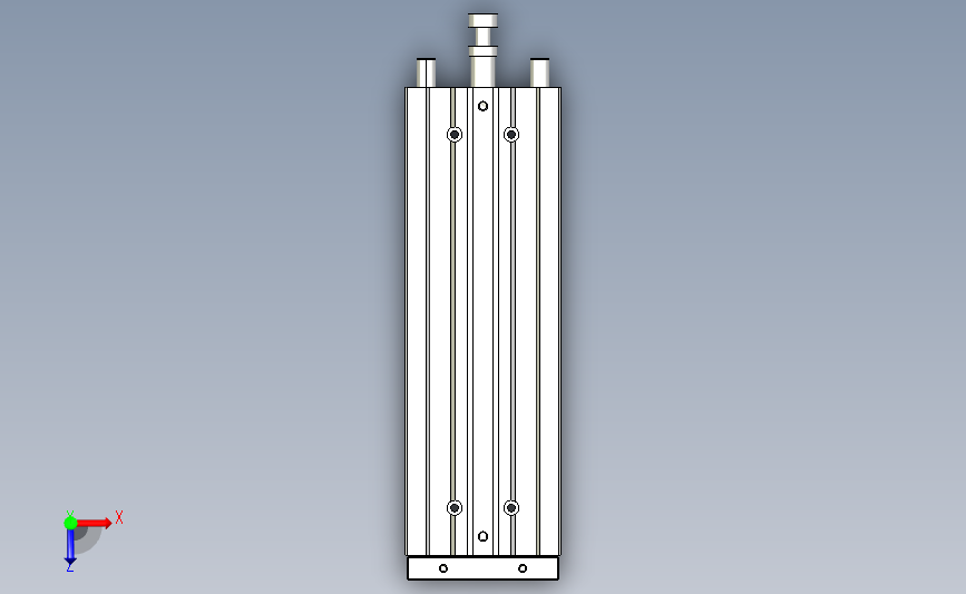 气立可CHELIC气动元件3D-TRU20x200_STEP_模型图纸下载 – 懒石网