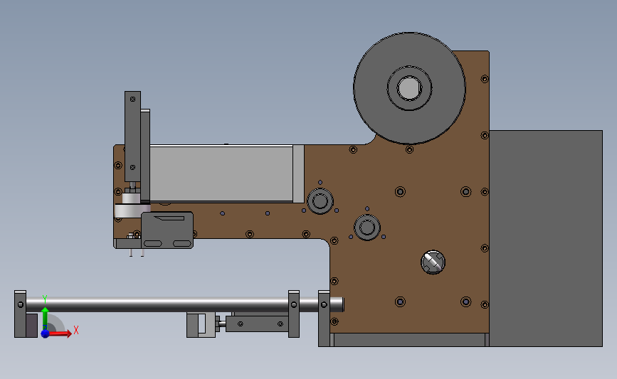 自动贴标机 Solidworks 2012 模型图纸下载 懒石网