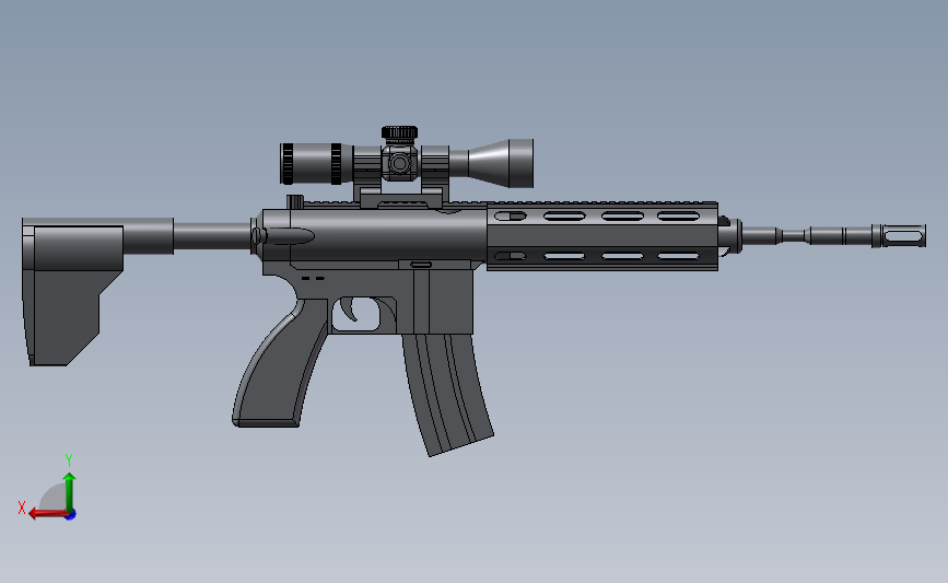 M416_SOLIDWORKS 2022_模型图纸免费下载 – 懒石网