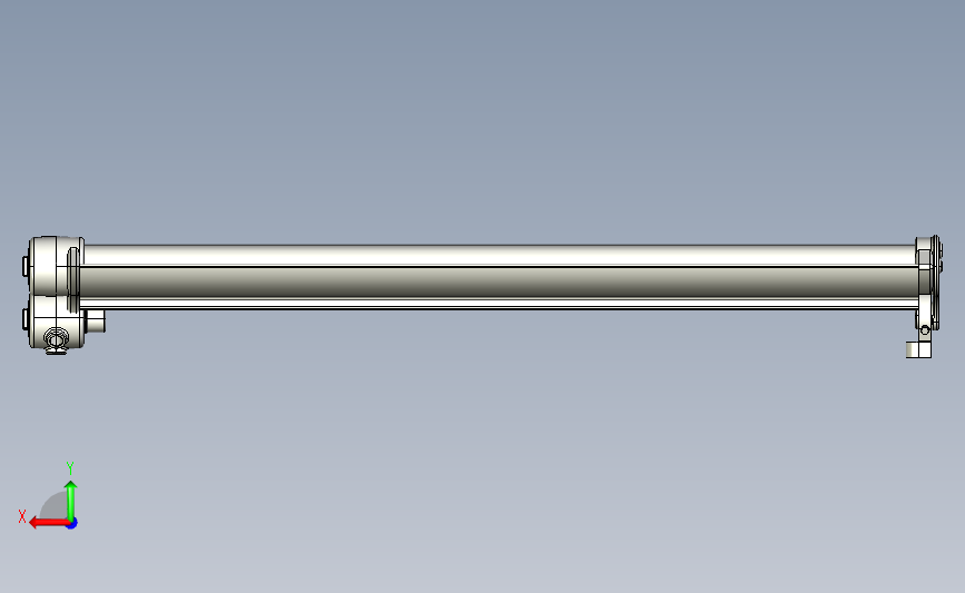 防爆LED喷漆室灯带100'线-第2代-第1类Div 1 -第2类Div 1_STEP_模型图纸下载 – 懒石网