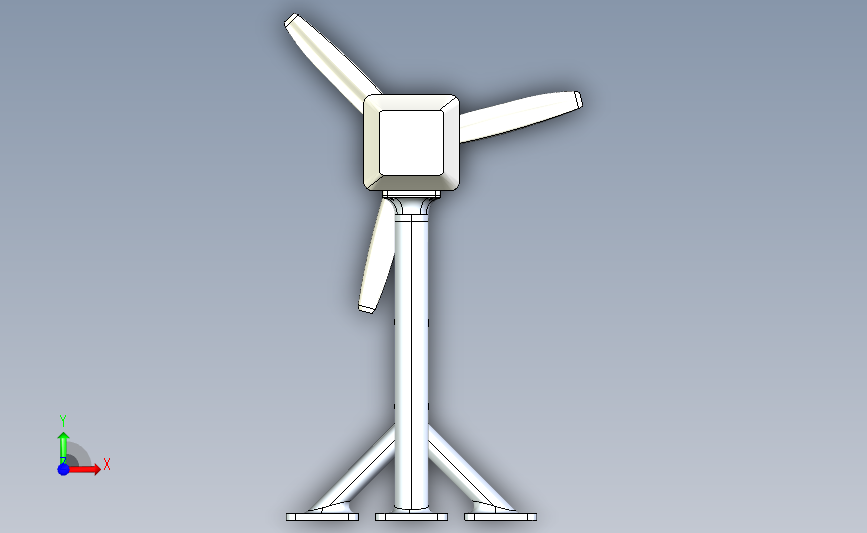 IGS 潮汐汽发电机组_IGES_模型图纸下载 – 懒石网