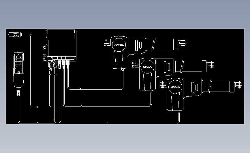 台湾上银HIWIN电动推杆+线性致动器LAK4+LAN1_AutoCAD_模型图纸下载 – 懒石网