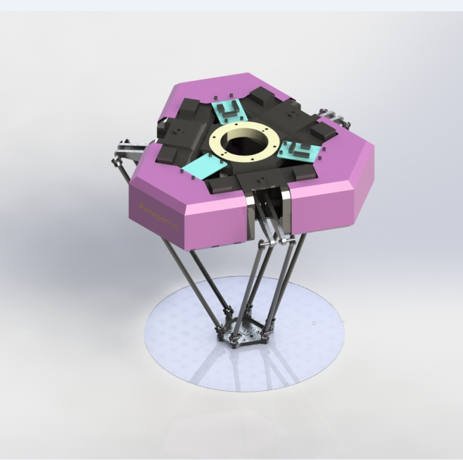 E-009 松下连杆机器人_SOLIDWORKS 2013_模型图纸下载 – 懒石网