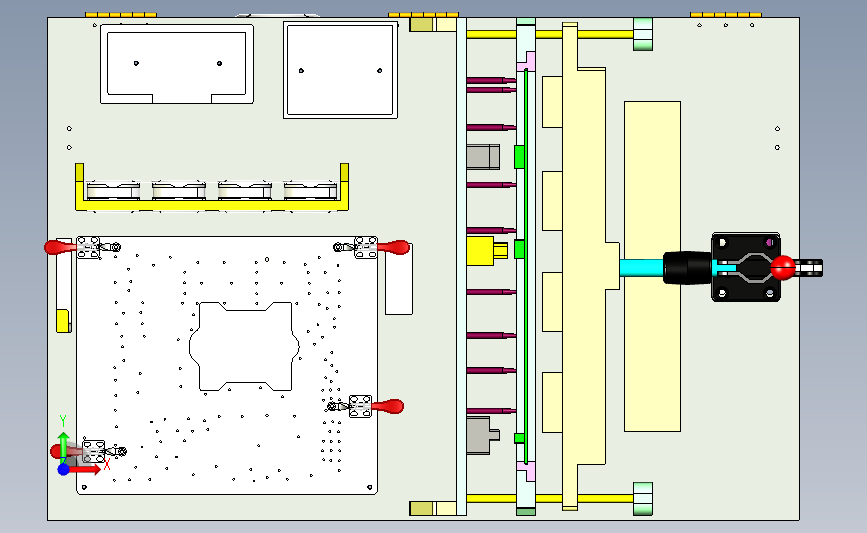 硬盘-主板连接器测试治具_Parasolid_模型图纸下载 – 懒石网