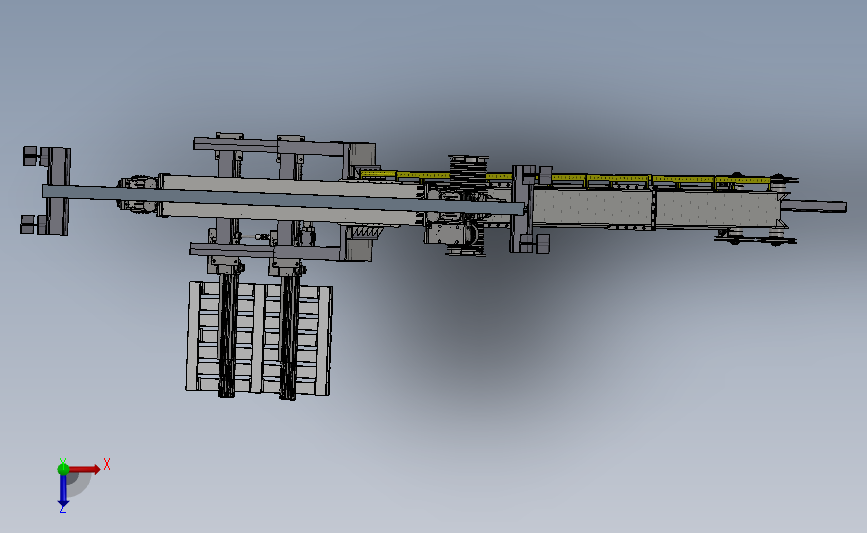 堆垛机【F61】_SOLIDWORKS 2011_模型图纸下载 – 懒石网