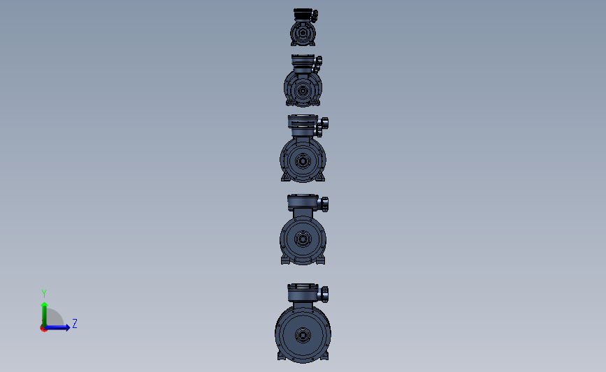 YFB3-B35系列粉尘防爆型三相异步电动机_SOLIDWORKS 2014_模型图纸下载 – 懒石网