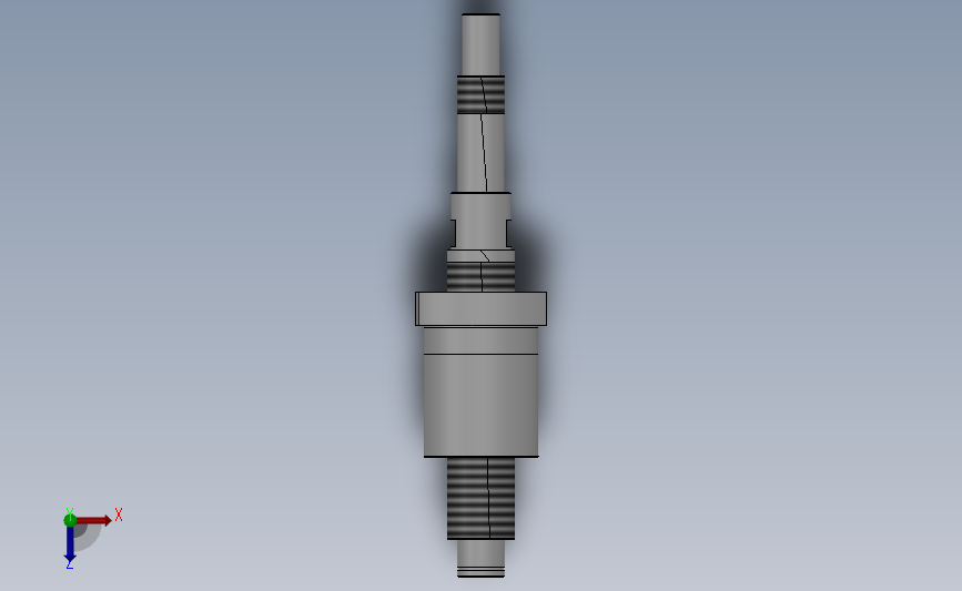 轴径36，导程10·12·16 精密滚珠丝杠[bgntp3612 L300 E5] Solidworks 2018 模型图纸下载 懒石网