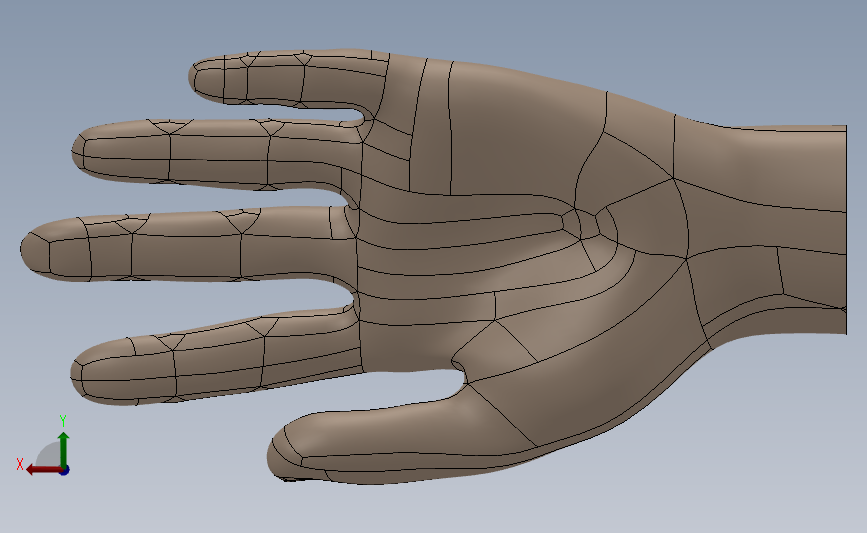 人类的手_SOLIDWORKS 2010_模型图纸下载 – 懒石网