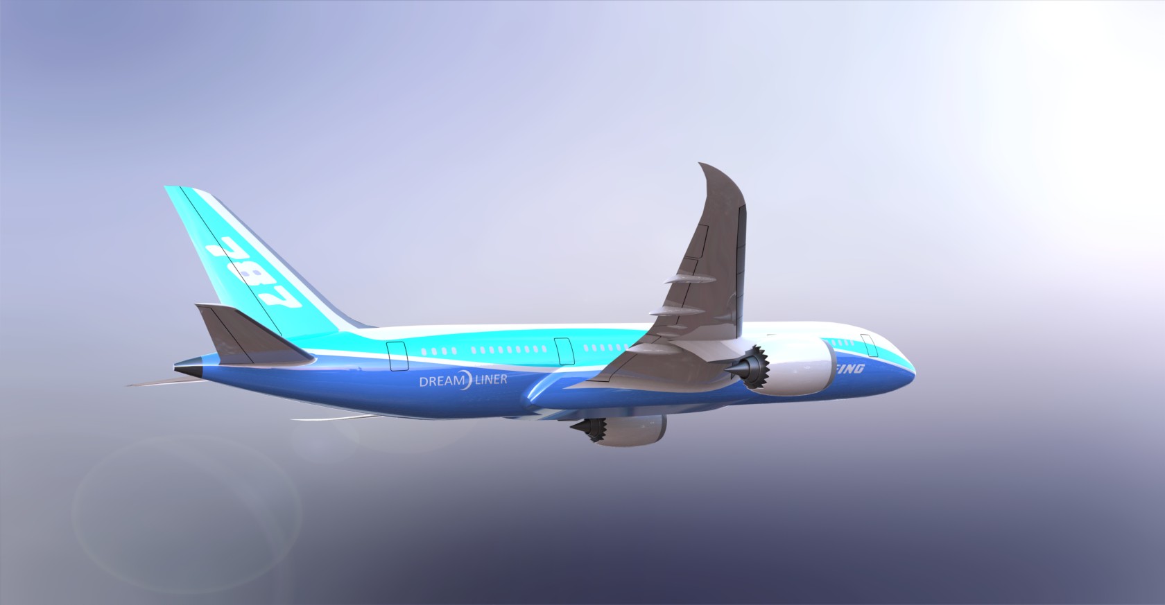 boeing-787波音飞机模型3D图纸 SolidWorks、STEP格式_SOLIDWORKS 2012_模型图纸下载 – 懒石网
