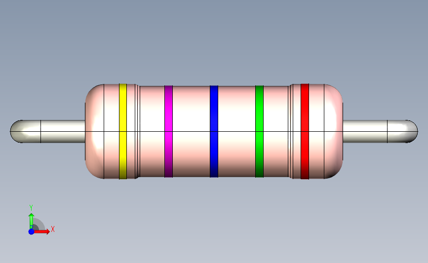 接插件AXIAL-0.4-0.25W_STEP_模型图纸下载 – 懒石网