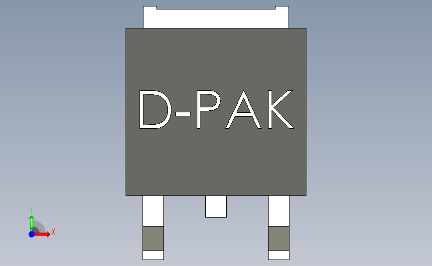 接插件D-PAK_STEP_模型图纸下载 – 懒石网