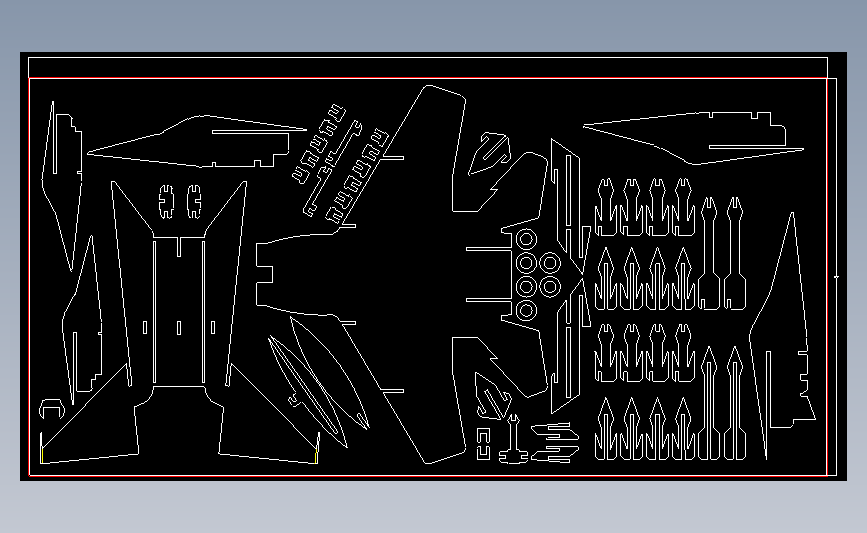 军用器械_AutoCAD_模型下载 – 懒石网