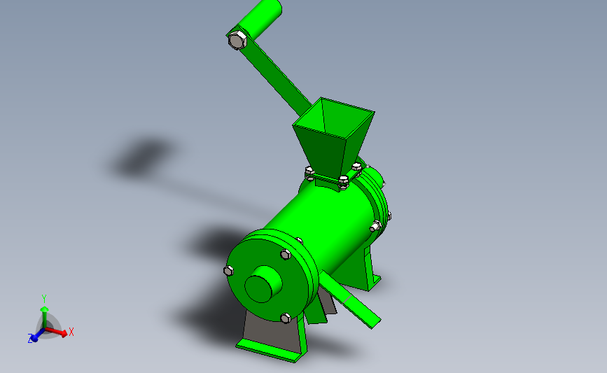 咖啡豆脱壳机sw20可编辑_SOLIDWORKS 2020_模型图纸下载 – 懒石网