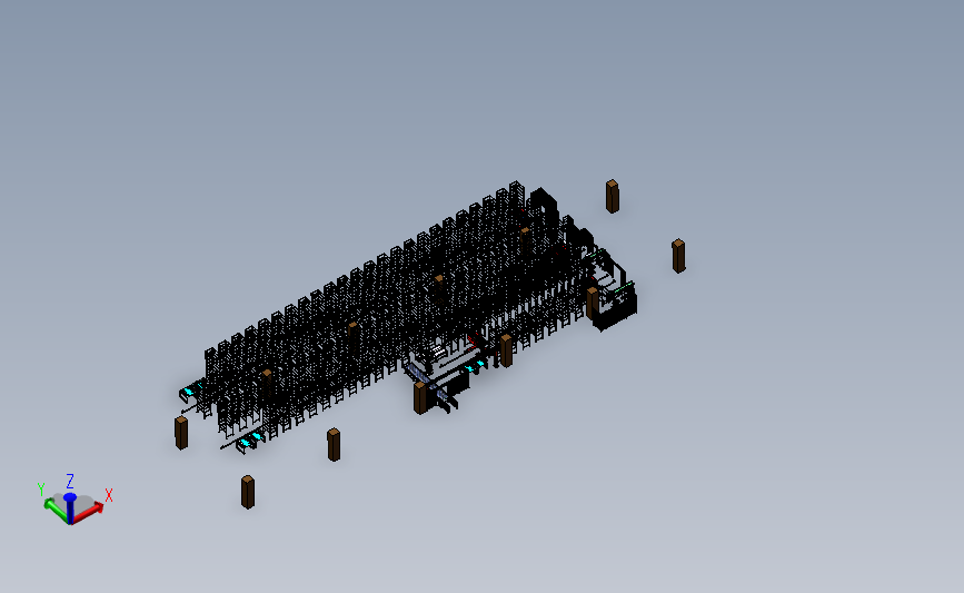立体仓库自动化sw18可编辑_SOLIDWORKS 2018_模型图纸下载 – 懒石网