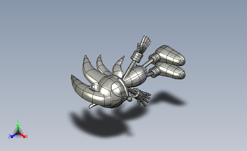 Sonic刺猬索尼克超音速小子超音鼠公仔_STEP_模型图纸下载 – 懒石网