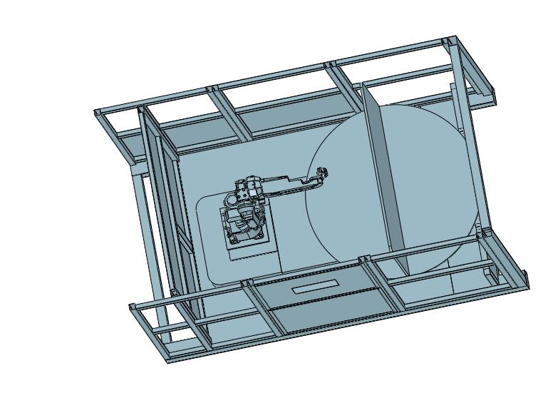 机器人自动封闭式焊接站_STEP_模型图纸下载 – 懒石网