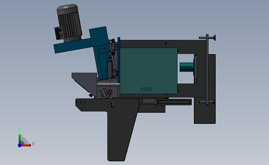 自动铣圆弧机sw21_SOLIDWORKS 2021_模型图纸下载 – 懒石网