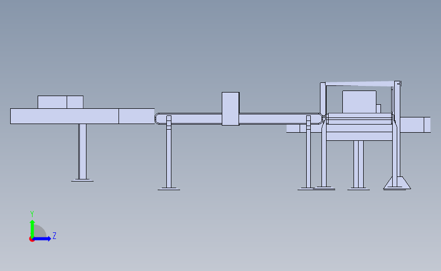 颜色检测输送带 Solidworks 2019 模型图纸下载 懒石网