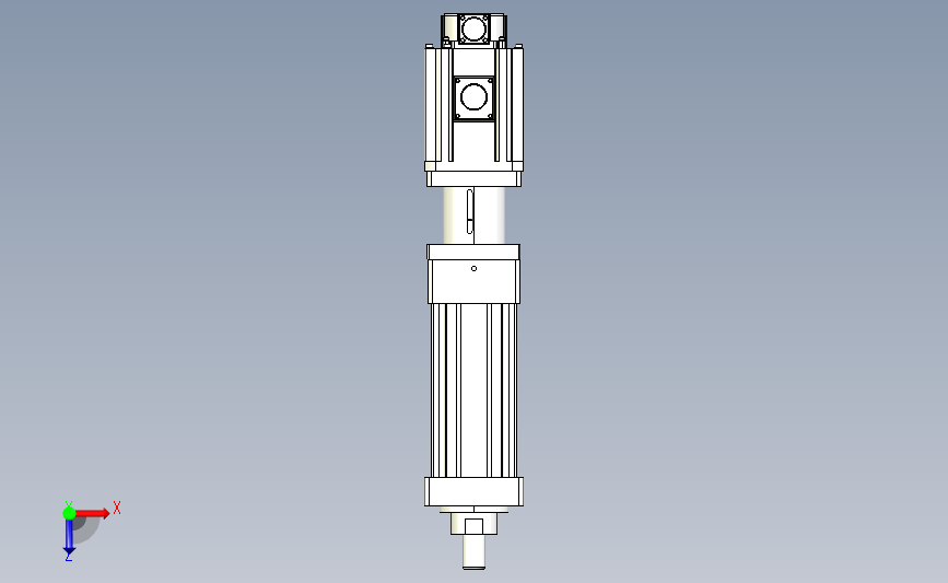 全套安装方式伺服电动缸电动推杆（适用负载2吨-3吨）[K110-10-50-D-C3]_STEP_模型图纸下载 – 懒石网