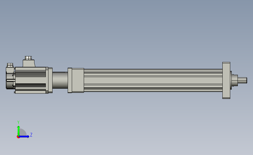 全套安装方式伺服电动缸电动推杆（适用负载2吨-3吨）[K110-10-500-D-C3]_STEP_模型图纸下载 – 懒石网